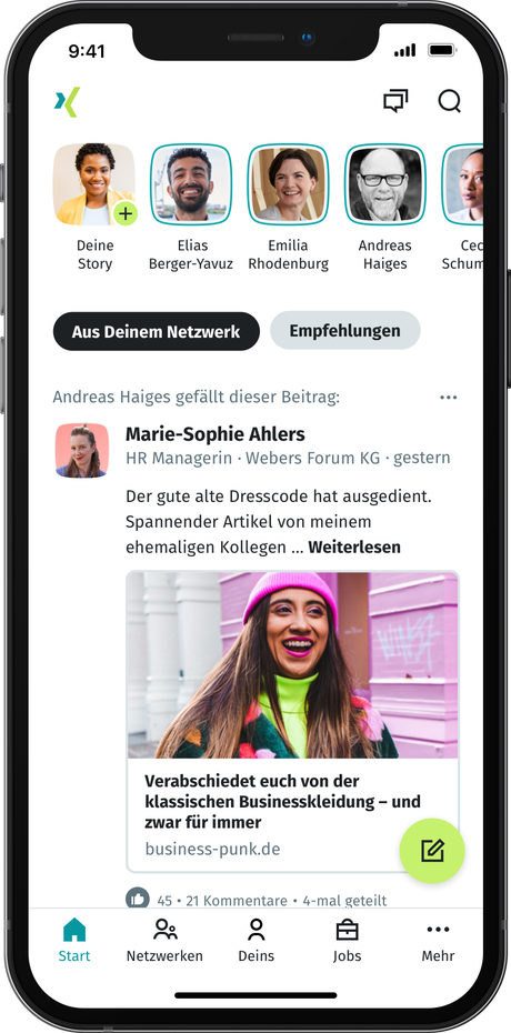 Großer Relaunch: Neue Xing-App im Überblick | t3n – digital pioneers