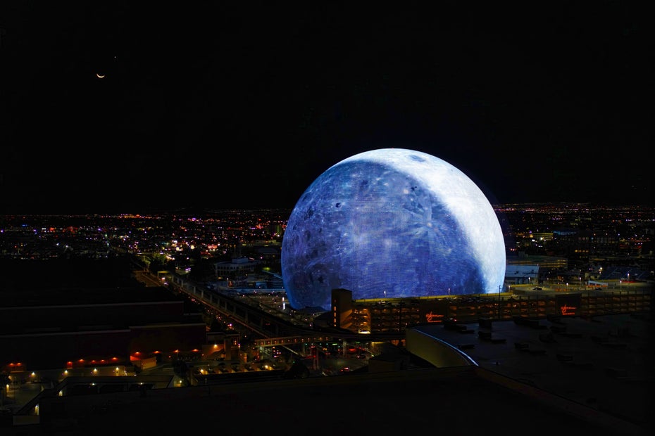 Das sind die spektakulärsten Aufnahmen der MSG Sphere | t3n – digital ...